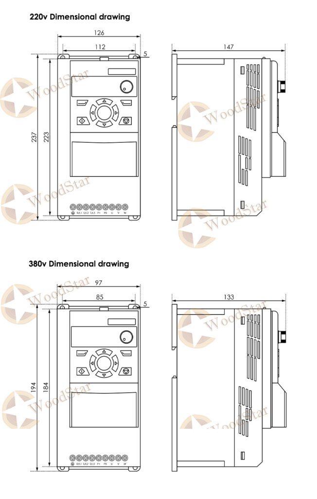 5.5KW H110 Series FuLing Vector Inverter | WoodStar