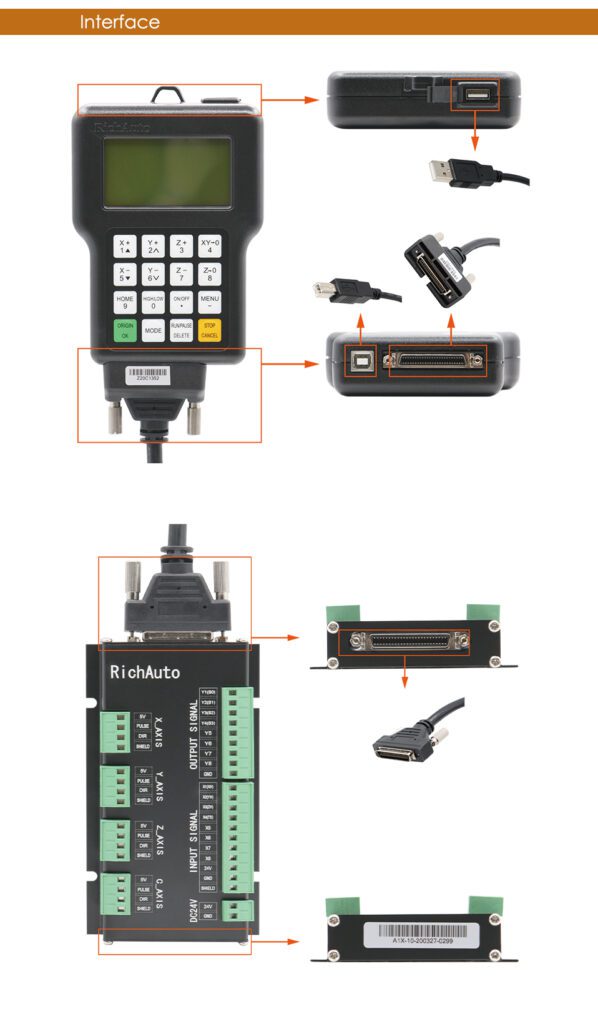 RichAuto DSP A18 Offline Controller | WoodStar