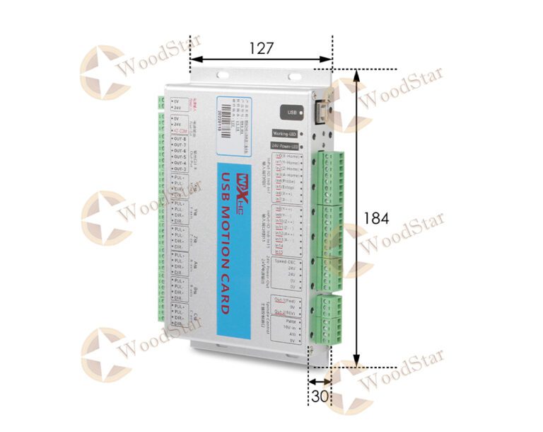 Mach4 3/4/6 Axis USB Motion Card Interface 2000KHz | WoodStar